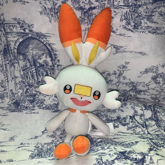 Pokemon | Toys | Pokemon Scorbunny Plush 4 Wct | Poshmark